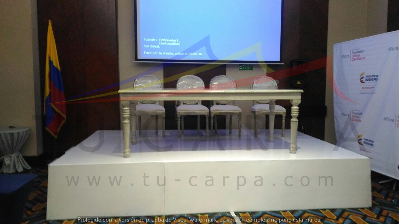Alquiler de tarimas para eventos Bogota, Tarimas truss, tarimas ...