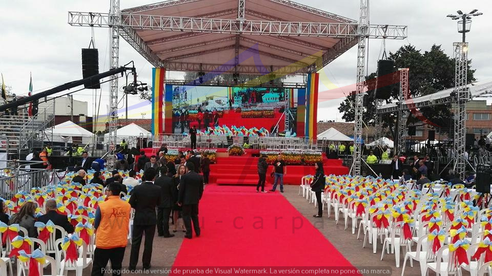 Alquiler de tarimas para eventos Bogota, Tarimas truss, tarimas ...